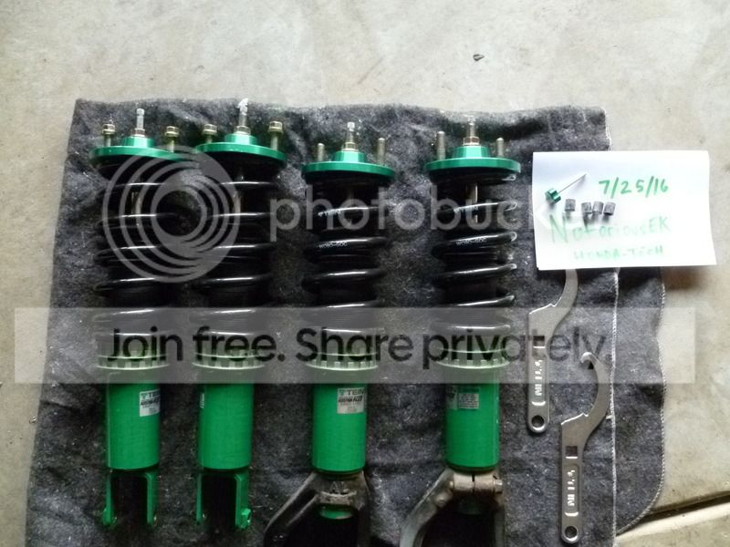 Tein ek Rywire Del Sol garage sale - Honda-Tech - Honda Forum Discussion