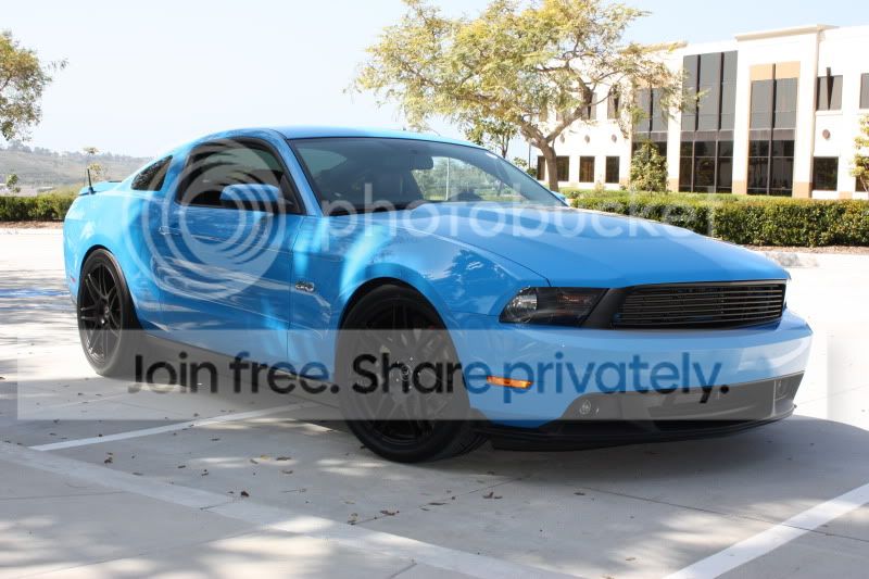 Some better pics of my Stang with the new wheels | S197 Mustang Forum ...
