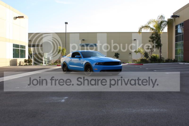 Some better pics of my Stang with the new wheels | S197 Mustang Forum ...