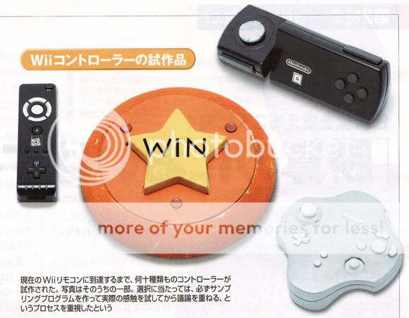 Wii controller prototypes from the early days: WII DEMAND THE STAR PAD ...
