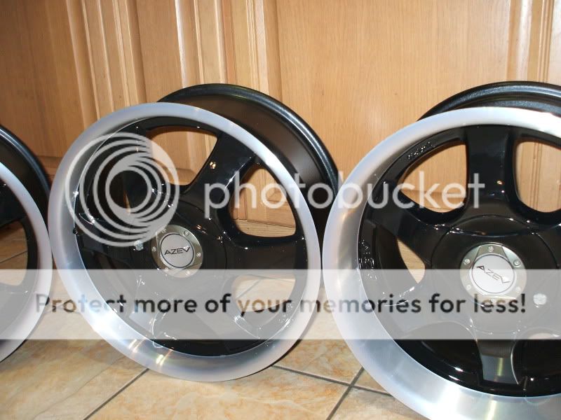 Deep dish rare refurbed Azev K 16" 4x100pcd rims | Retro Rides