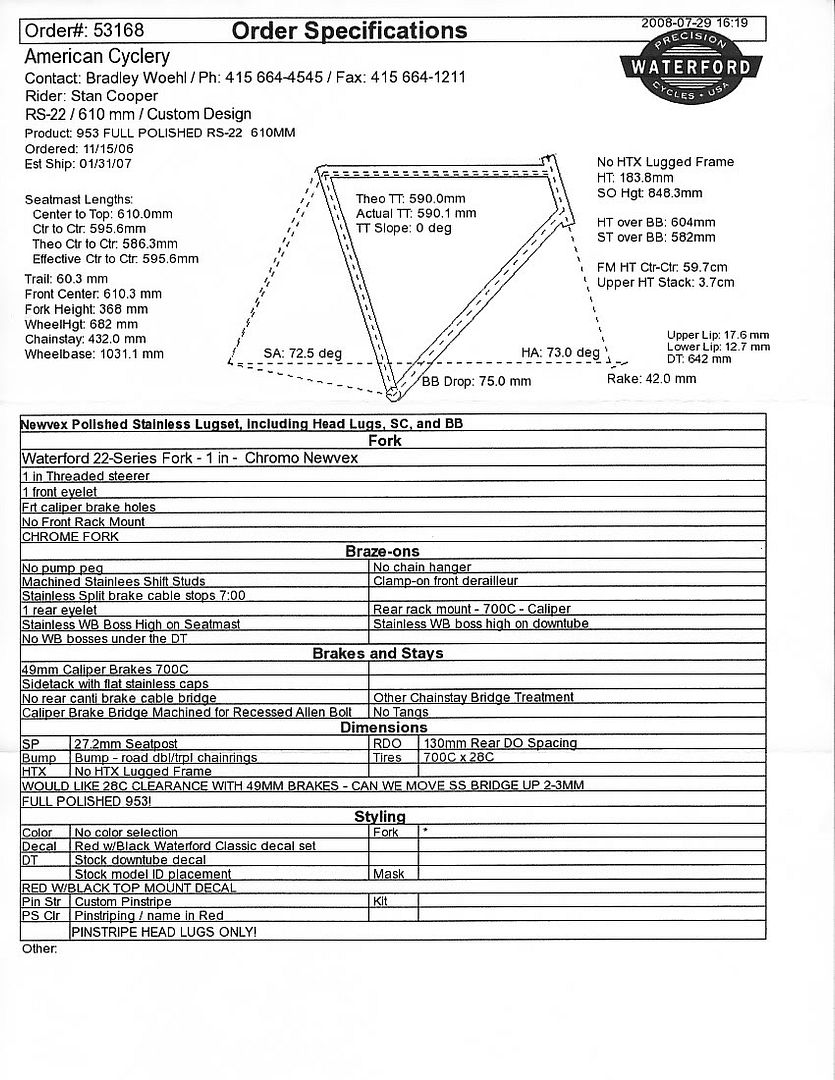 Stability and Rake and Trail. | Road Bike, Cycling Forums