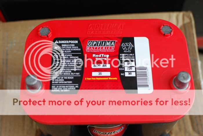 FS: Optima Red Top 35 | VW Vortex - Volkswagen Forum